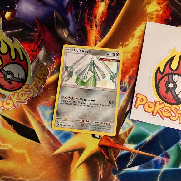 Pokemon | Other | Pokemon Celesteela Hidden Fates Card New | Poshmark